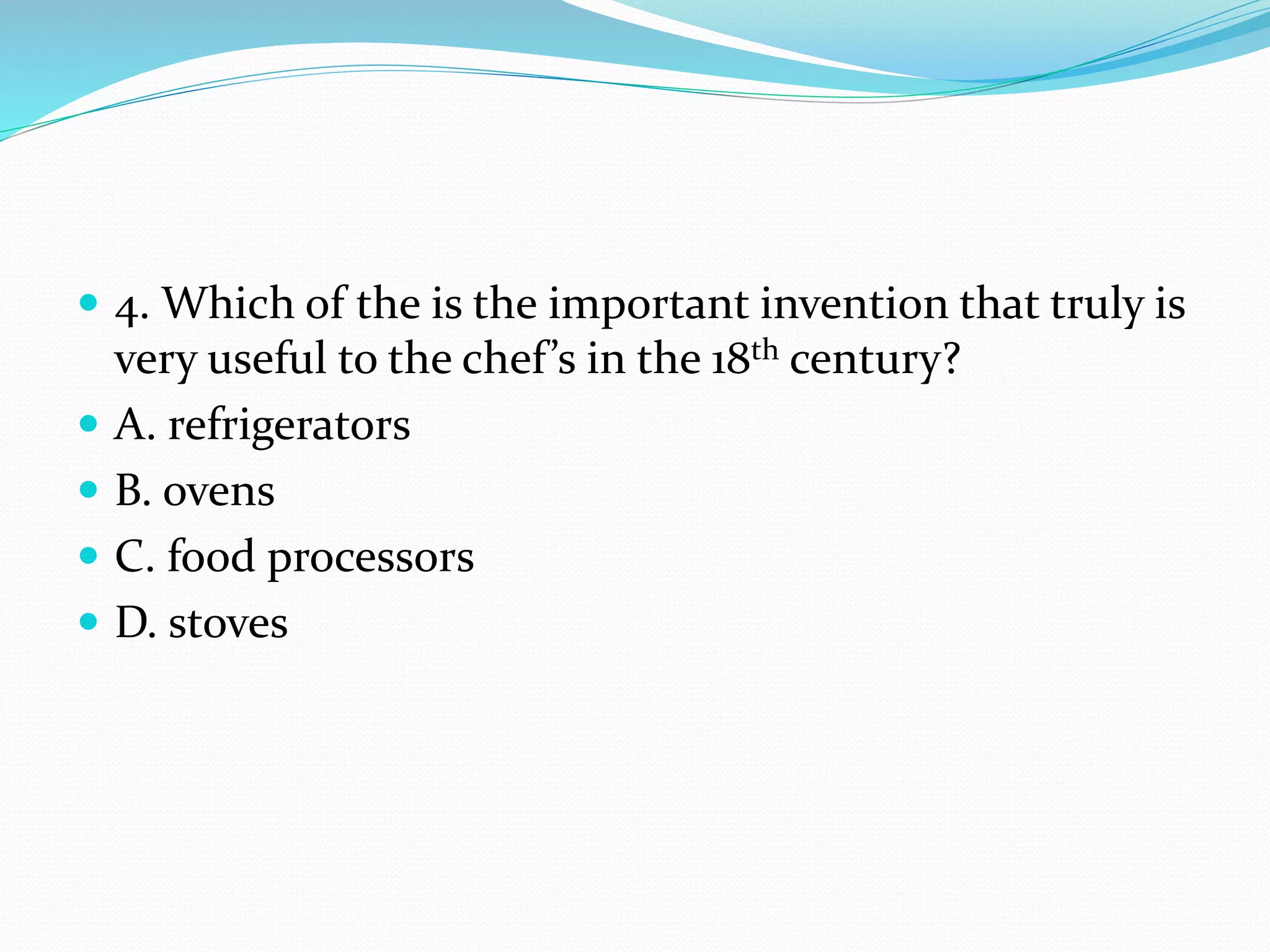 Lesson 1 history of modern food service | PPTX