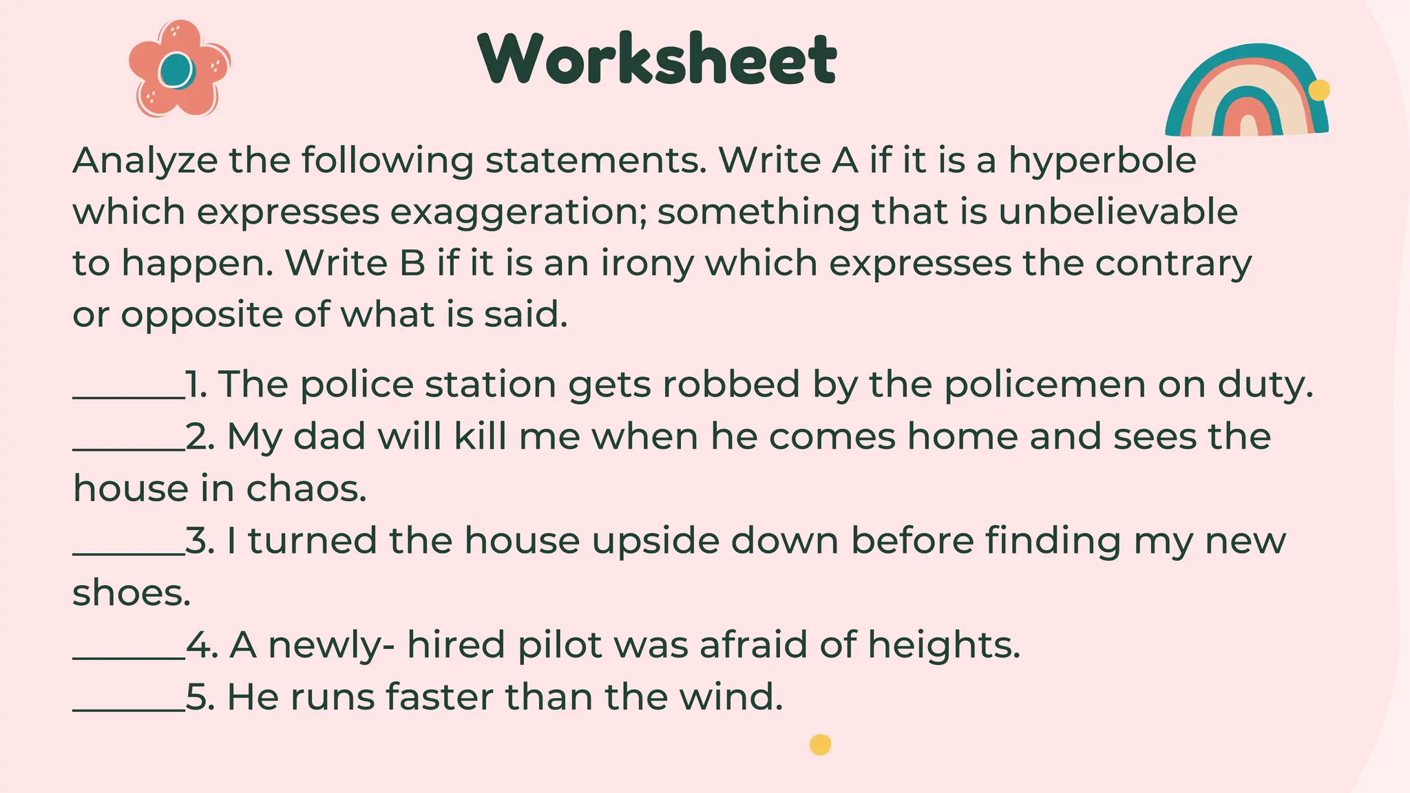 Figure Of Speech Hyperbole And Irony Pdf