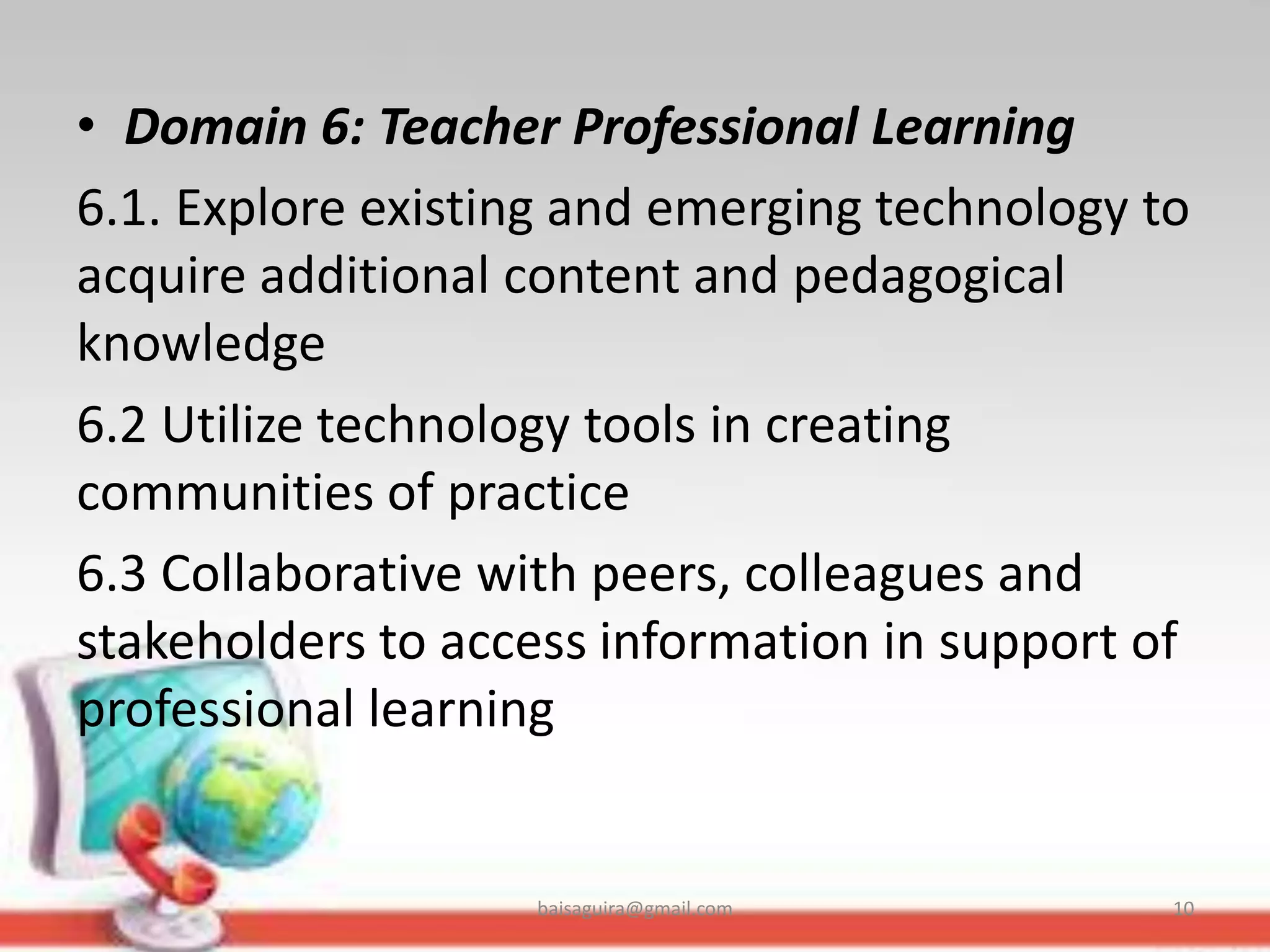 Lesson 1 ict competency standards for philippine pre-service teacher ...