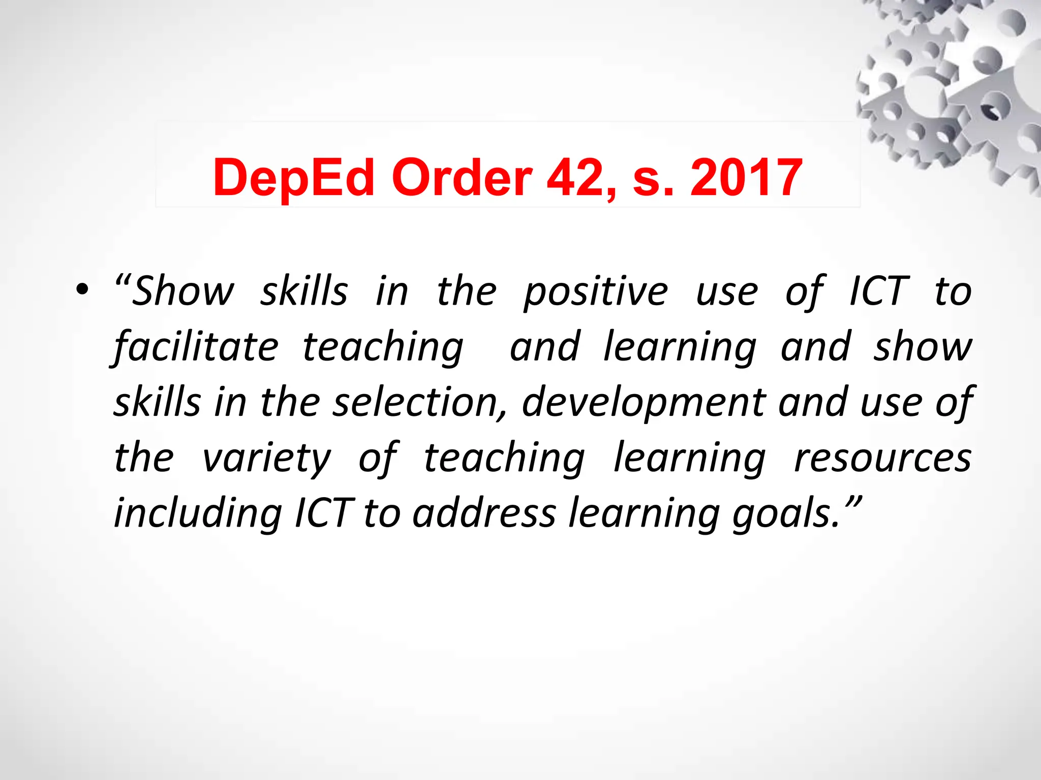 LESSON 1 - ICTcompetencystandardsforphilippinepre ...
