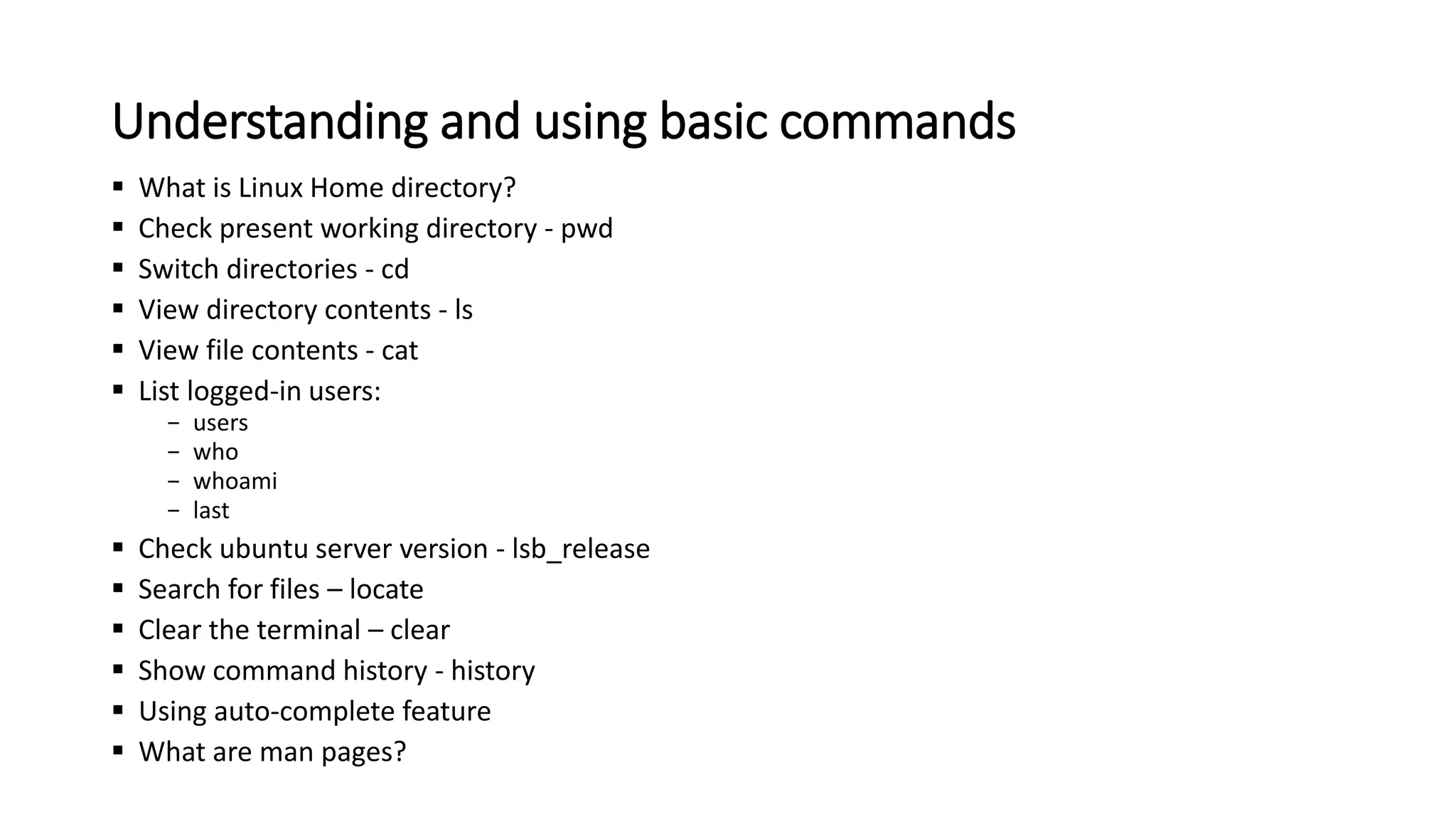 Lesson 1 Linux System Fundamentals | PPT