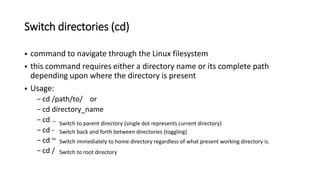 Lesson 1 Linux System Fundamentals | PPT
