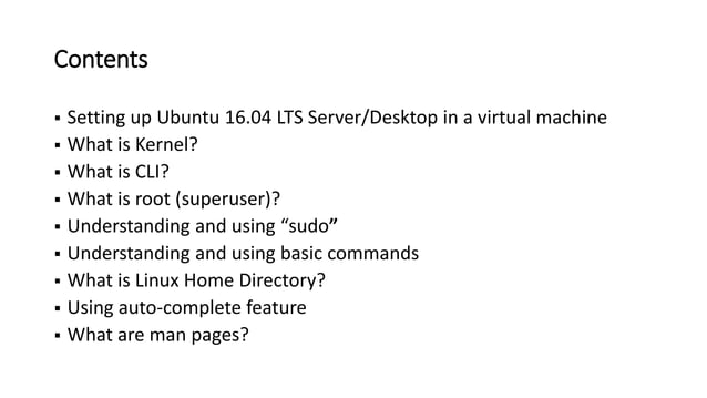 Lesson 1 Linux System Fundamentals | PPT