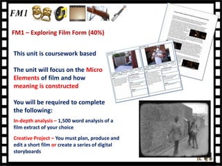 Lesson 1 0 Introduction to AS Film Studies | PPT