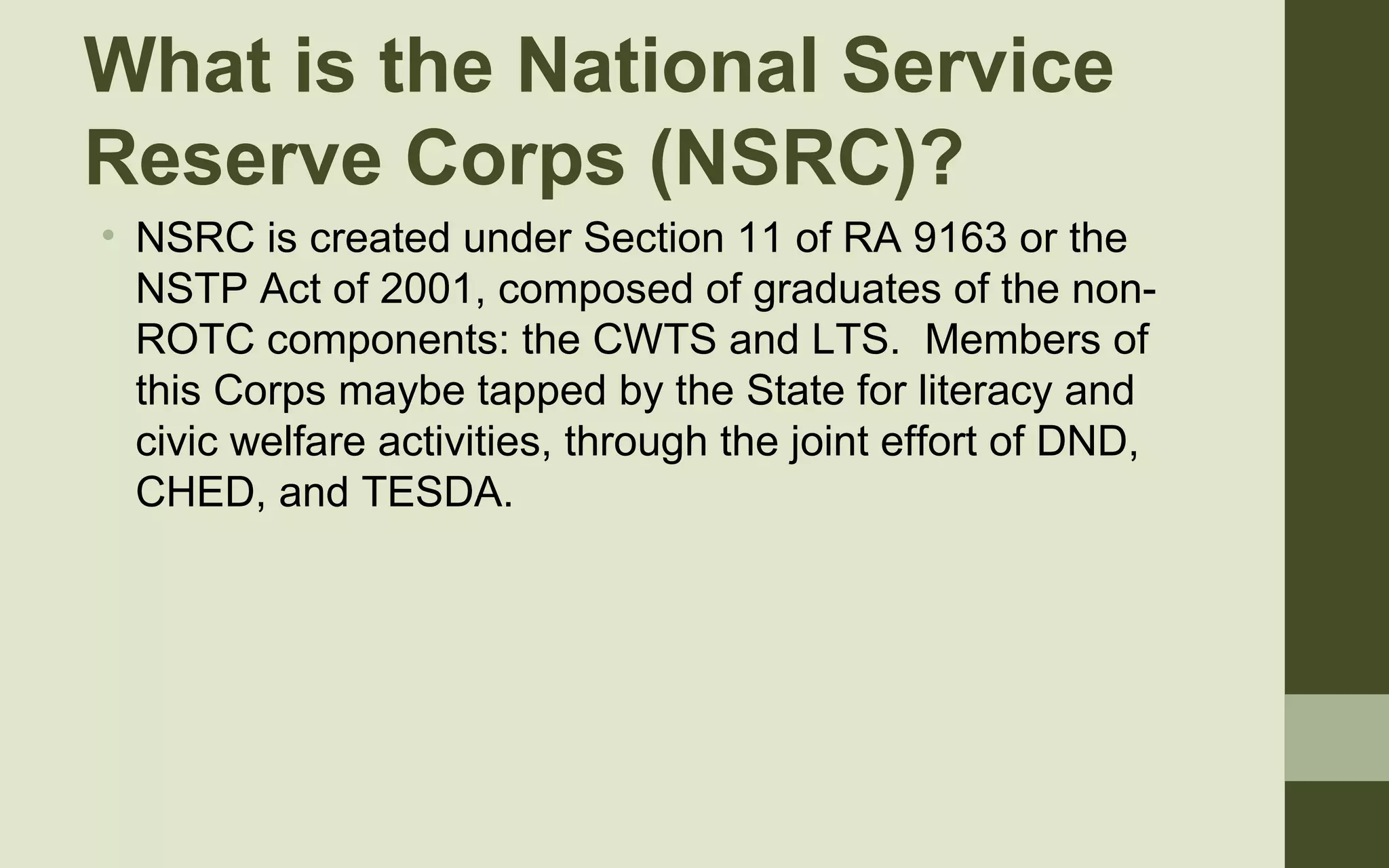 Lesson 1 intro. to nstp | PPT