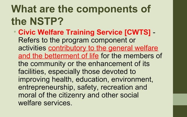 Lesson 1 intro. to nstp | PPT