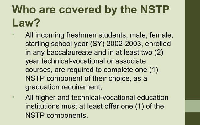 Lesson 1 intro. to nstp | PPT