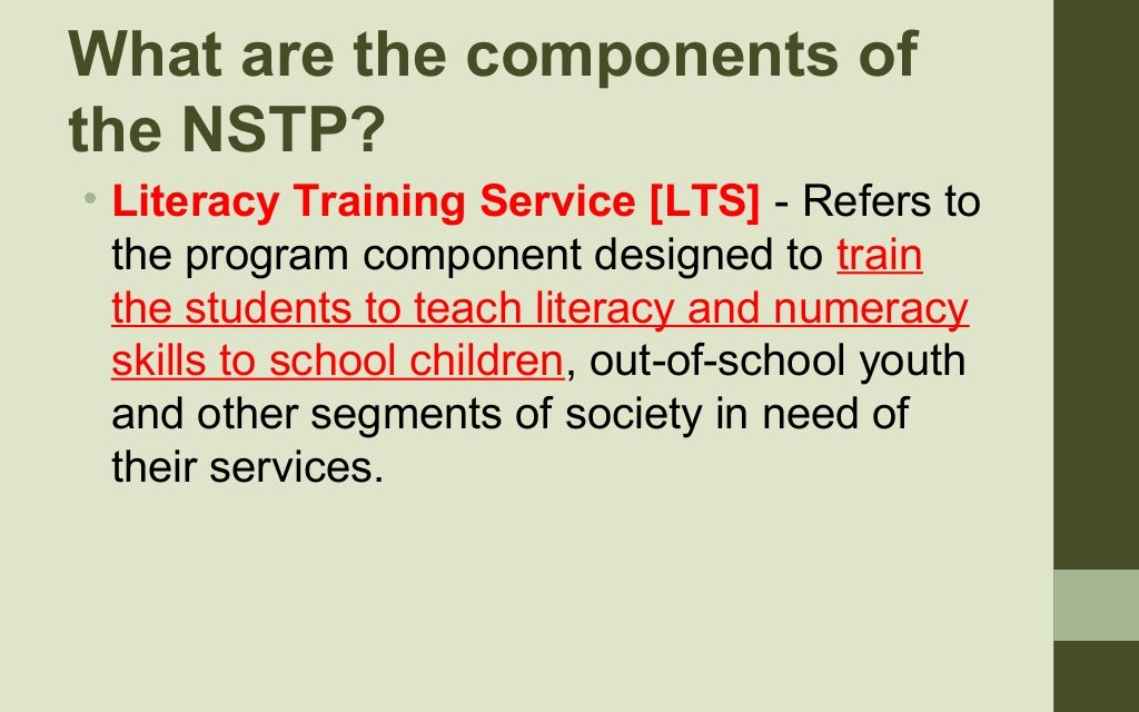 Lesson 1 intro. to nstp