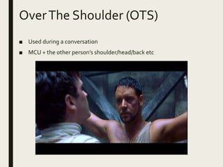 Film Studies. - Lesson 1 intro and camera shots | PPTX