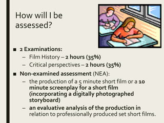 Film Studies. - Lesson 1 intro and camera shots | PPTX