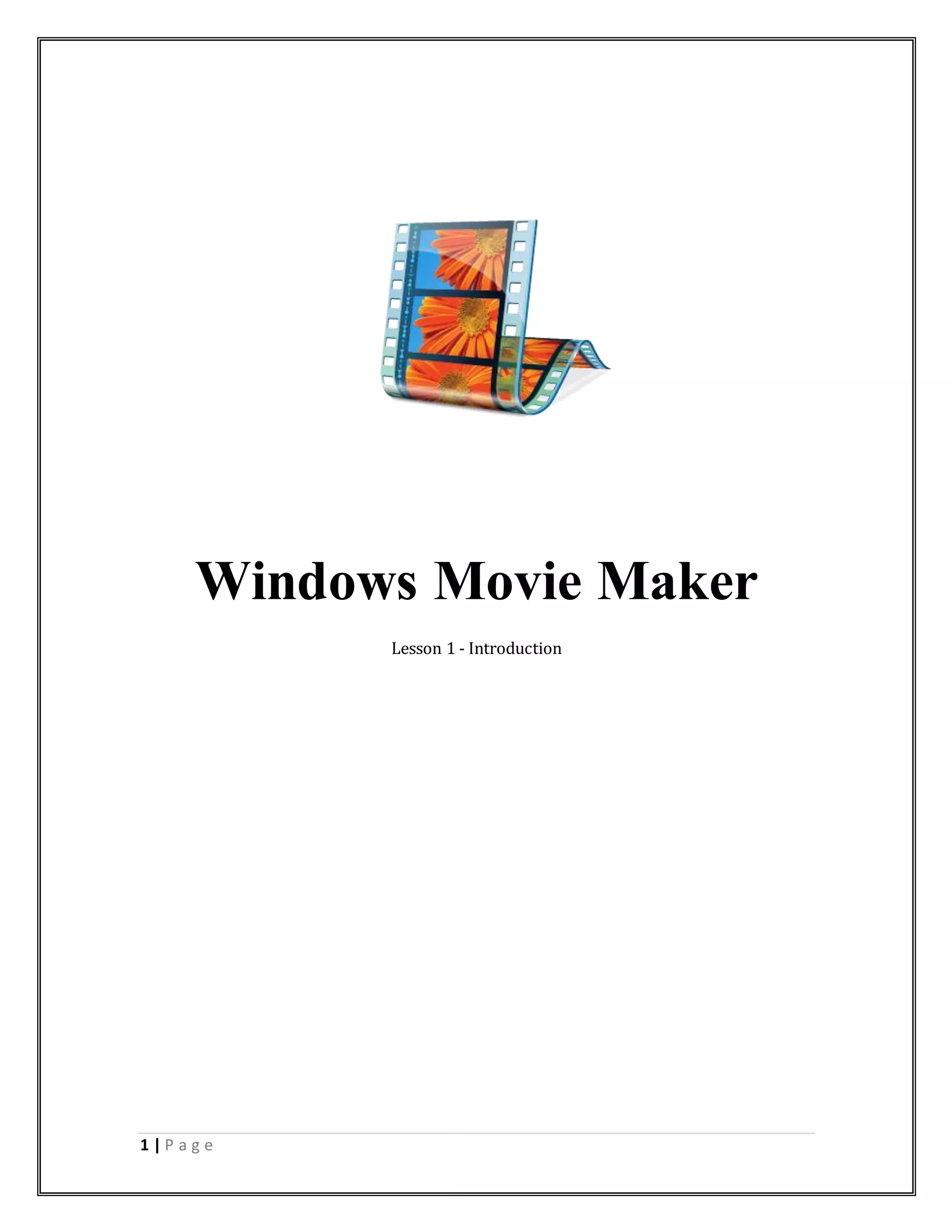 Introduction to Movie Maker | DOCX