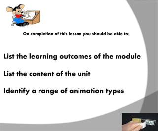 Lesson 1 introduction to animation | PPTX