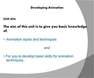 Lesson 1 introduction to animation | PPTX