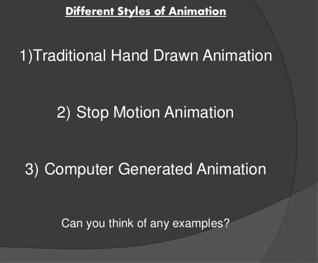 Lesson 1 introduction to animation