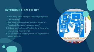 Lesson 1 WHAT IS ICT? | PDF