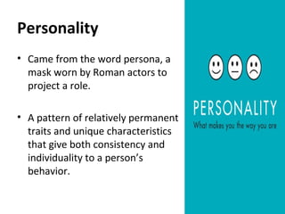 Lesson 1 introduction to personality | PPT