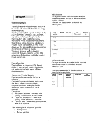 Introduction To Physics | PDF
