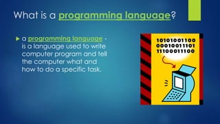 Lesson1: Introduction to Programming | PPT