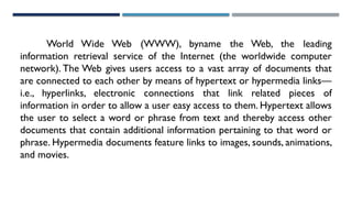 Lesson 1 - Introduction to World Wide Web.pptx