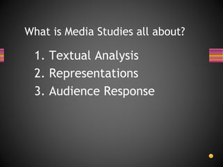 AS Media Lesson 1 - Intro representation | PPT