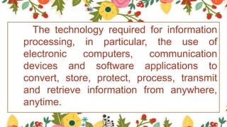 Lesson 1: Introduction to Information and Communication Technology | PPTX