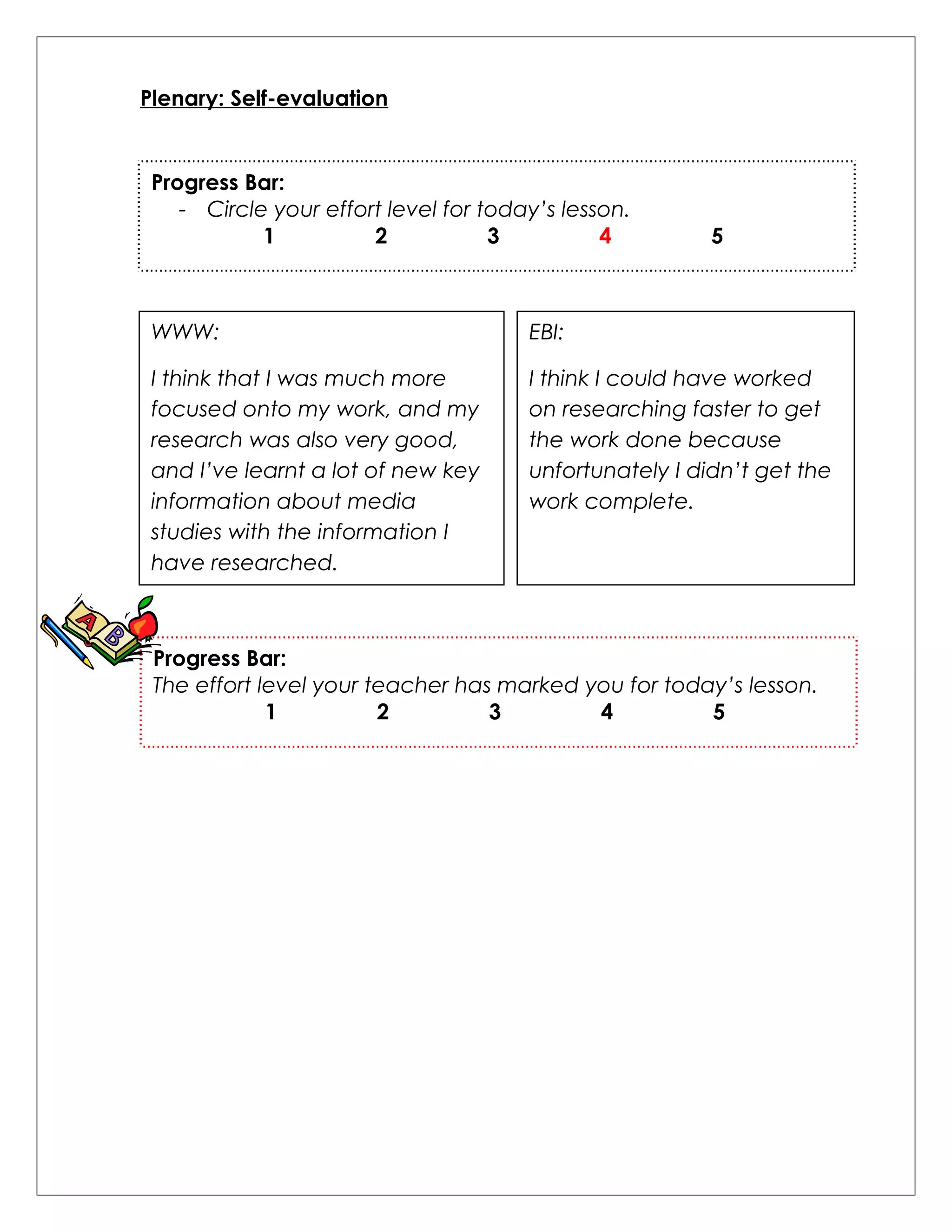 Lesson 1 intro to media worksheet | PDF
