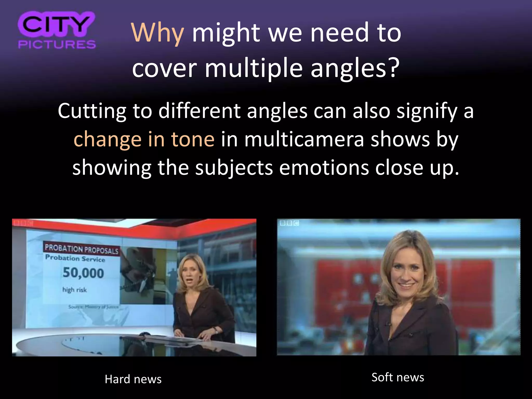 Lesson 1 - an introduction to multicamera filming techniques | PPT