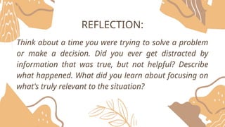 Lesson 1- Judging the relevance and worth of ideas, soundness of author ...
