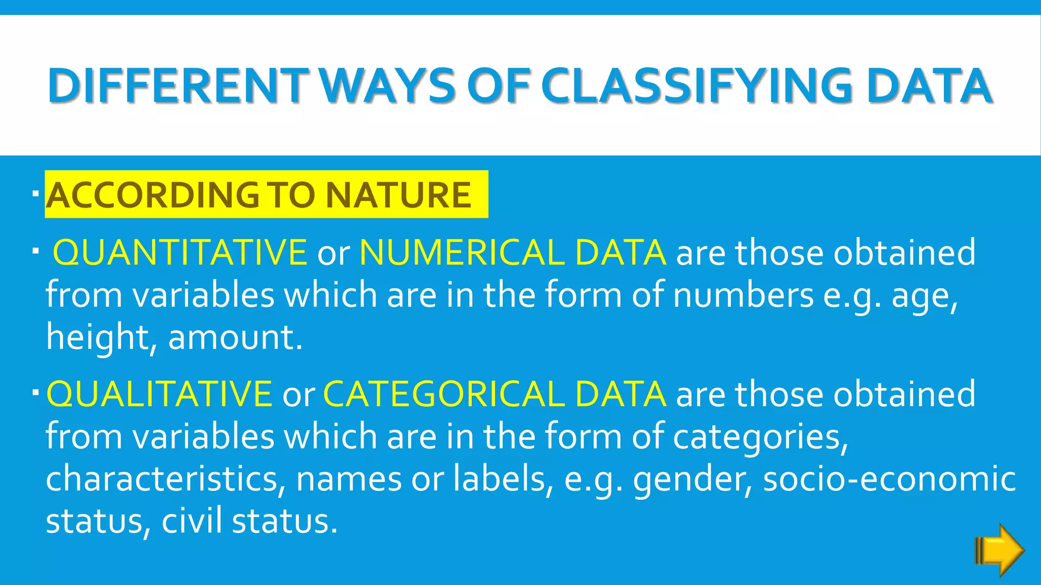 Lesson 1-Key Concepts in Statistics, Essential Process, Data ...