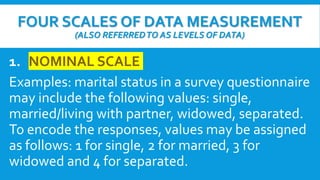 Lesson 1-Key Concepts in Statistics, Essential Process, Data ...