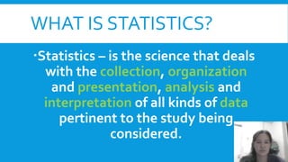 Lesson 1-Key Concepts in Statistics, Essential Process, Data ...
