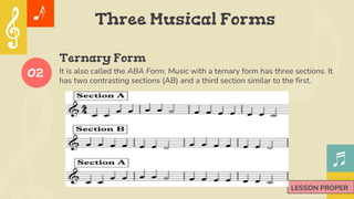 Lesson 1 and Lesson 2 - Form and Timbre ppt | PPT