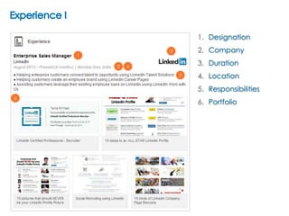 Sample All Star LinkedIn Profile | PPTX
