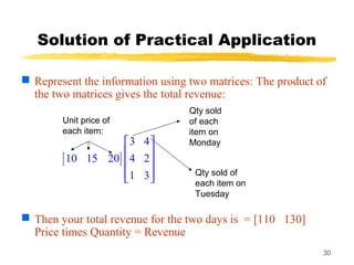 Lesson 1 matrix | PPT