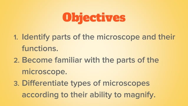 Grade 7 - Lesson 1 - Microscope and Its Functions | PDF | Physics | Science