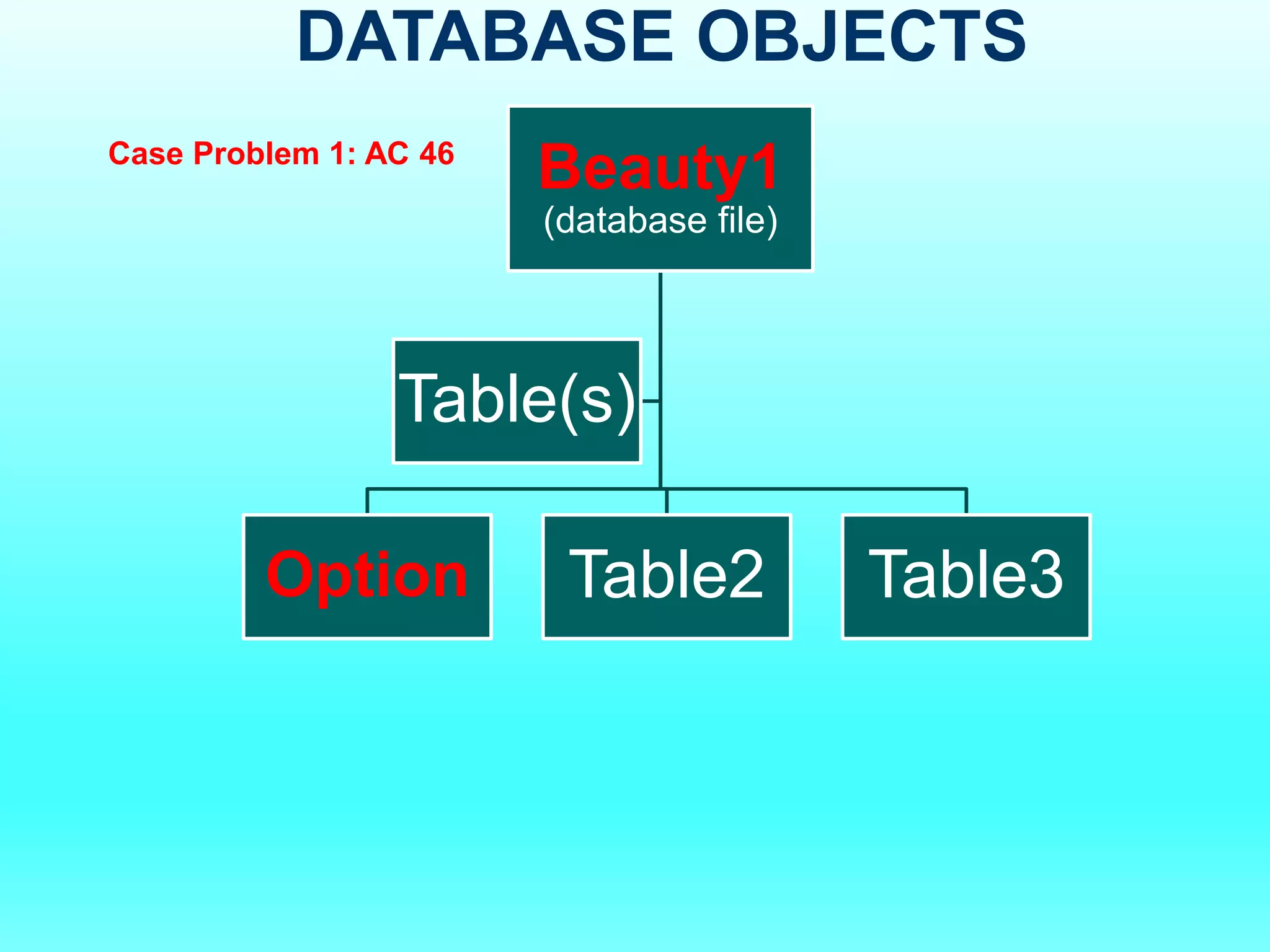 Lesson 1 Microsoft Access Creating Database Pdf