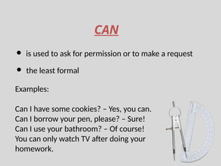 MODALS OF PERMISSION CAN, COULD AND MAY.pptx