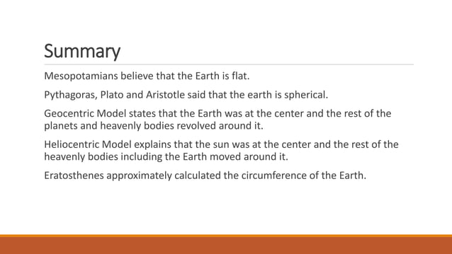 Lesson 1 - Models of the Earth and Eratosthenes calculation of the ...