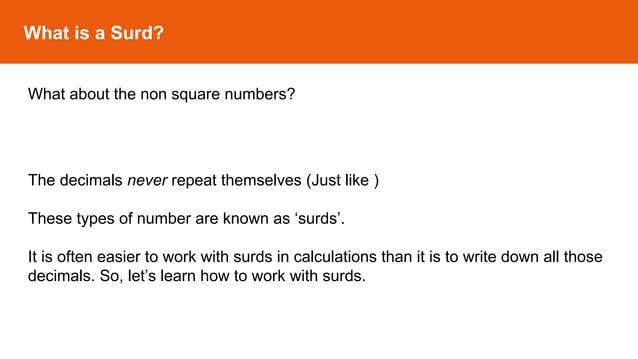Lesson IGCSE O level Multiplying Surds.pptx