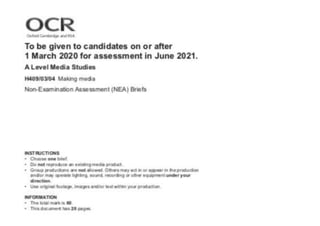 Lesson 1 nea brief annotations | PPT