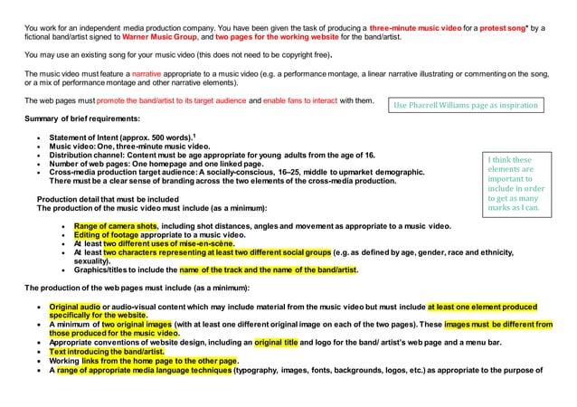 Lesson 1 nea brief annotations | PPT