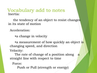 Lesson 1-Newton's LawLesson 1-Newton's LawLesson 1-Newton's Laws.ppt