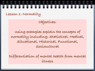 Lesson 1 normality | PPT