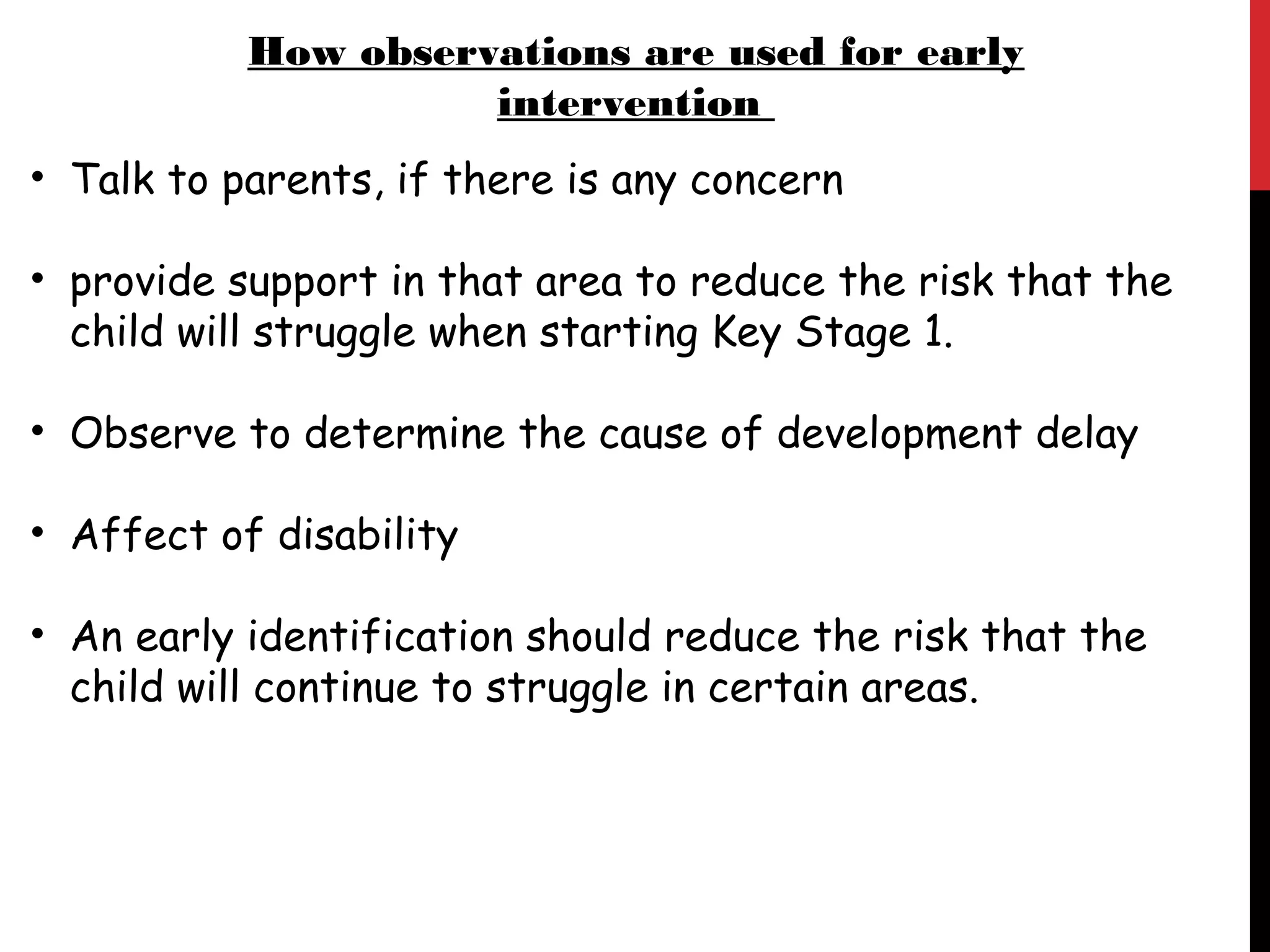 Observation, Assessment and Planning in Early Years | PPT