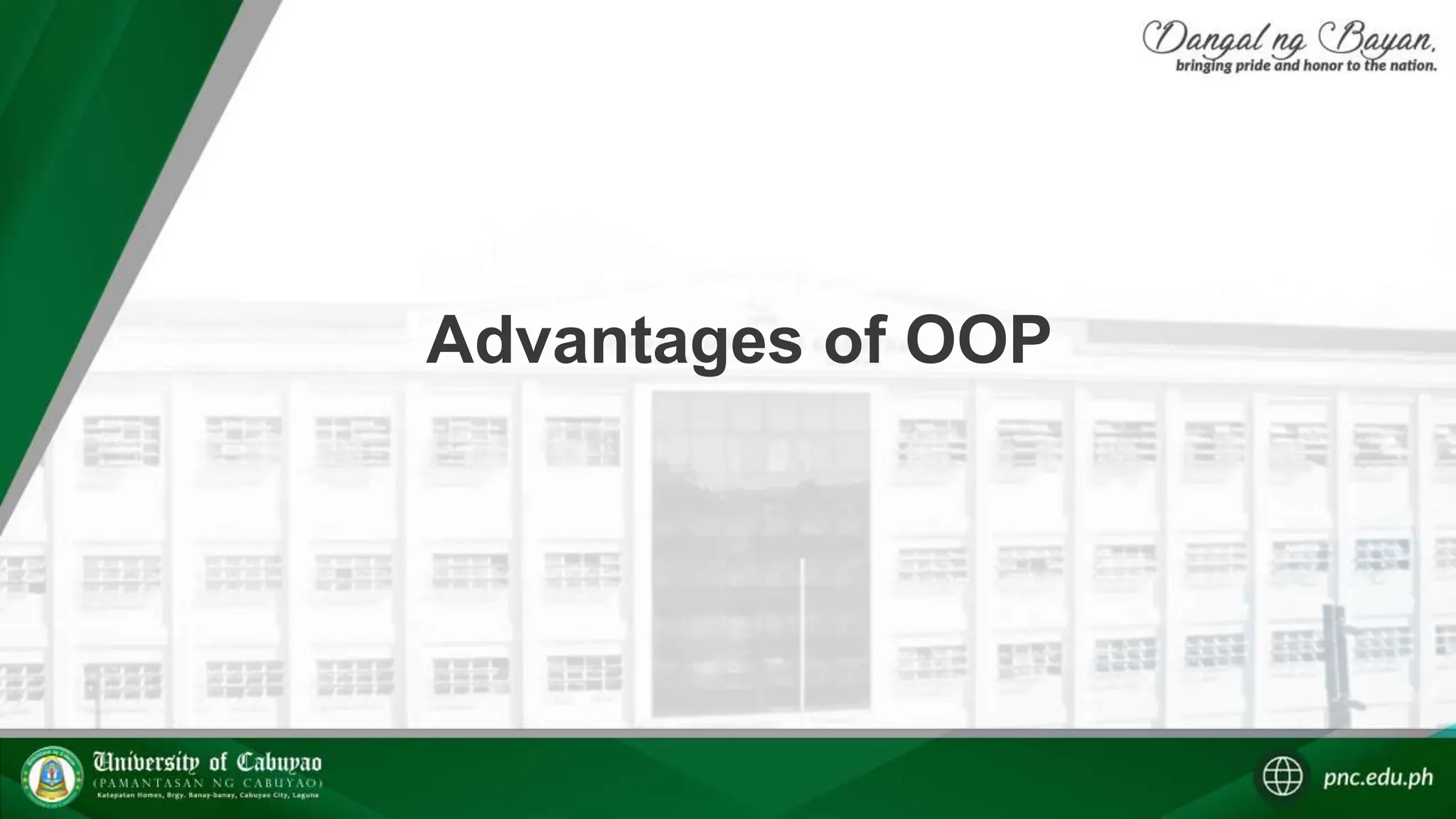 Lesson 1 Object Oriented Programming Cpp103 Pptx