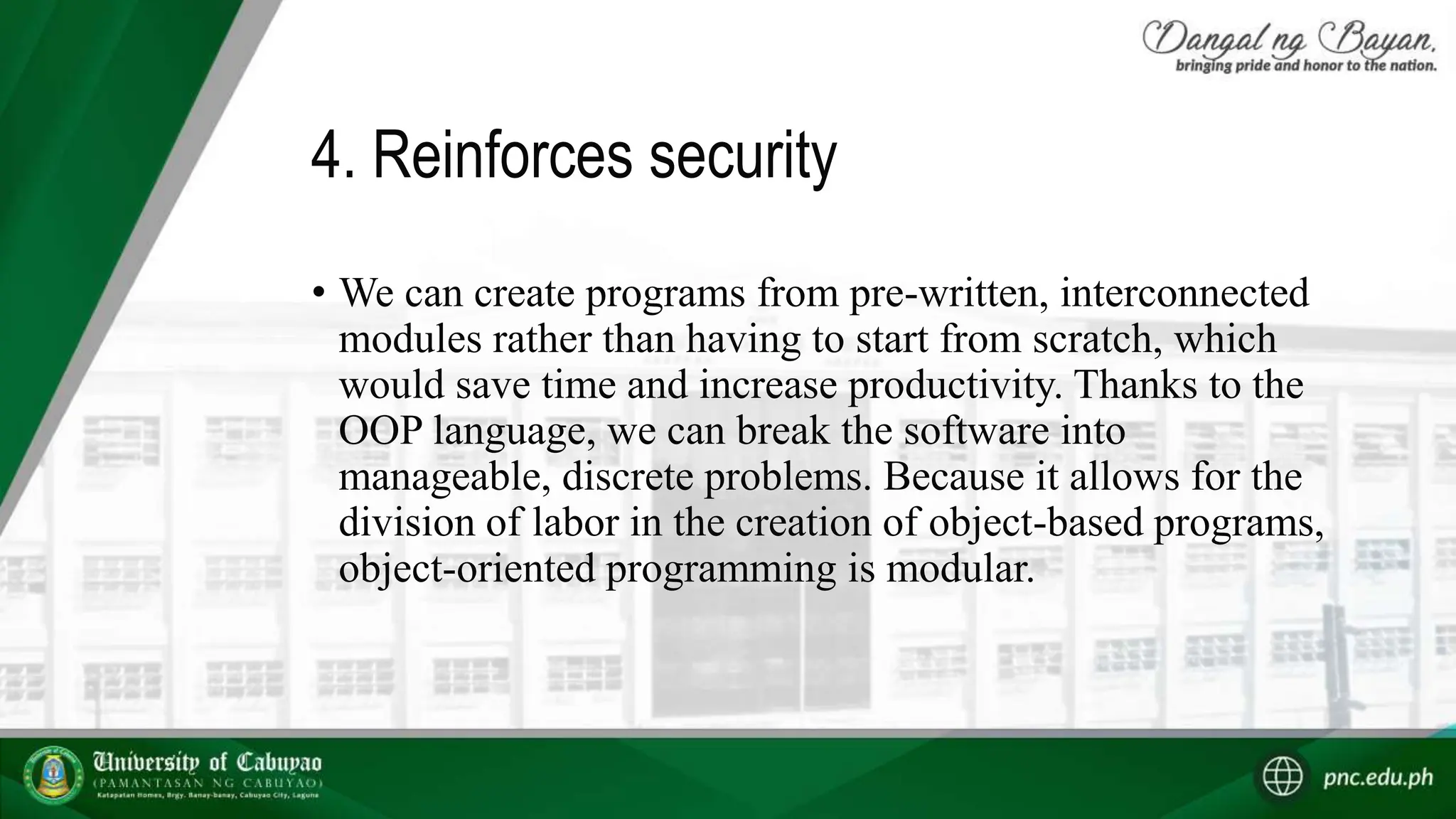 Lesson 1 Object Oriented Programming Cpp103 Pptx