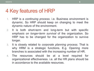 Lesson 1 overview of hr planning | PDF