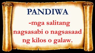 PANDIWA (VERB) | PPTX