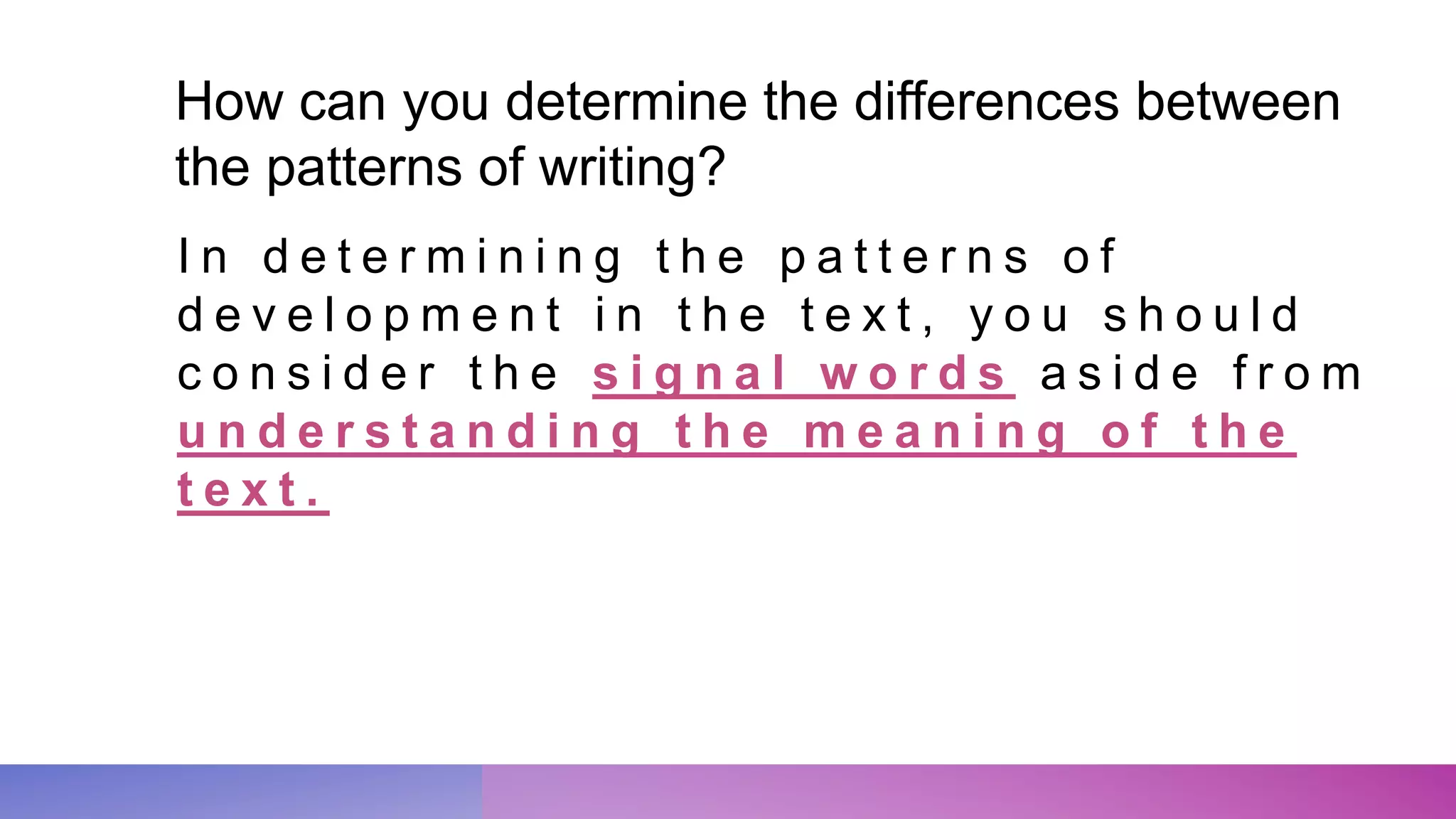 LESSON 1- Patterns of Development in Writing Across Disciplines.pptx