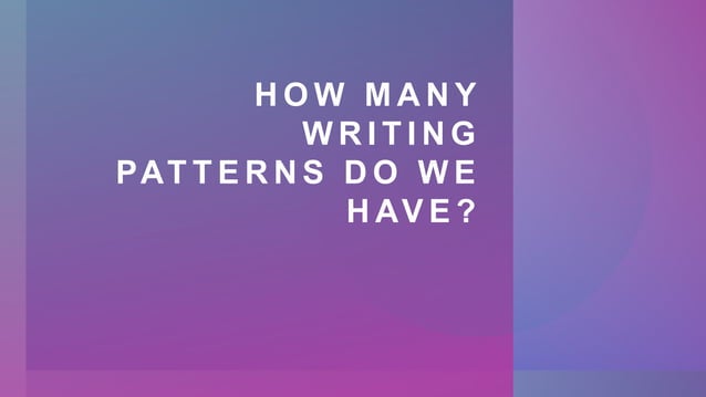 LESSON 1- Patterns of Development in Writing Across Disciplines.pptx | Infectious Diseases ...